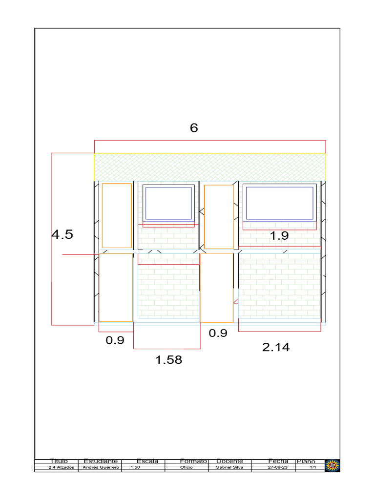 Fachadas de casas en AutoCAD | PDF
