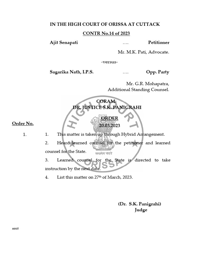 Sagarika Nath: Age and IPS Details | PDF