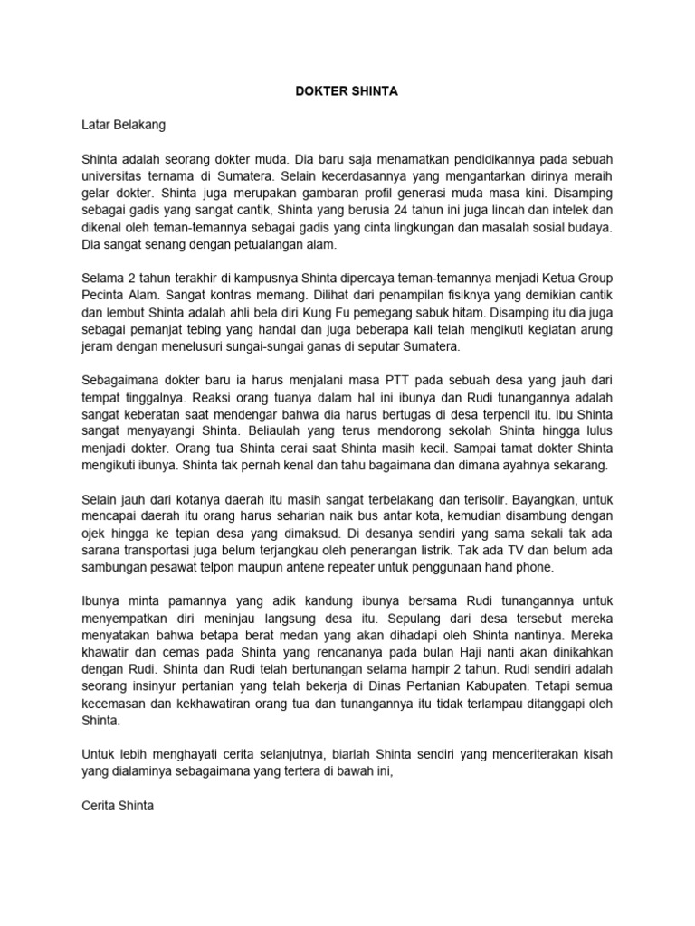 Dokter Shinta | PDF | Agama & Spiritualitas