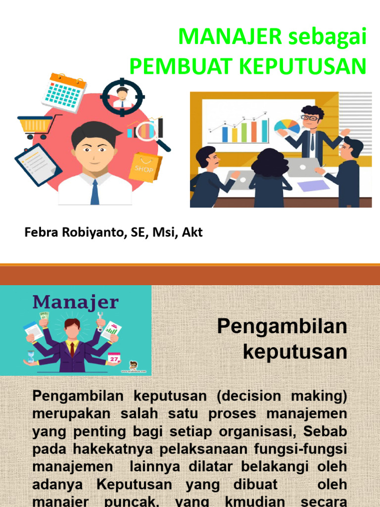 Proses Pengambilan Keputusan Manajerial Pdf