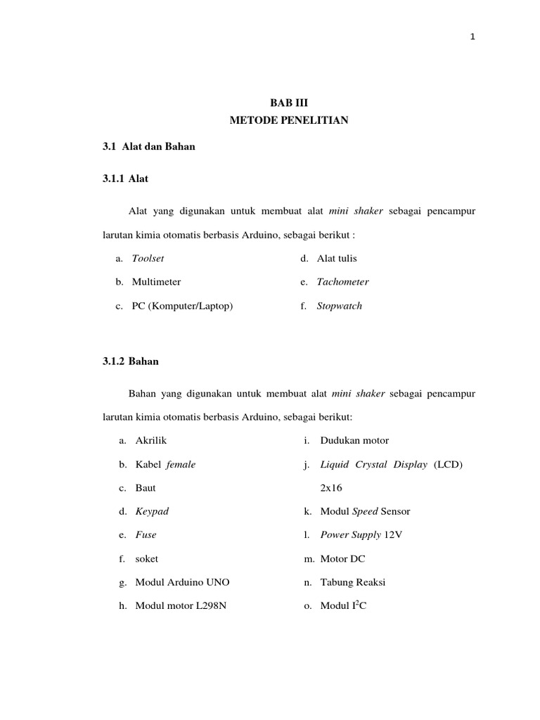 Bab Iii | PDF | Metode & Bahan Ajar