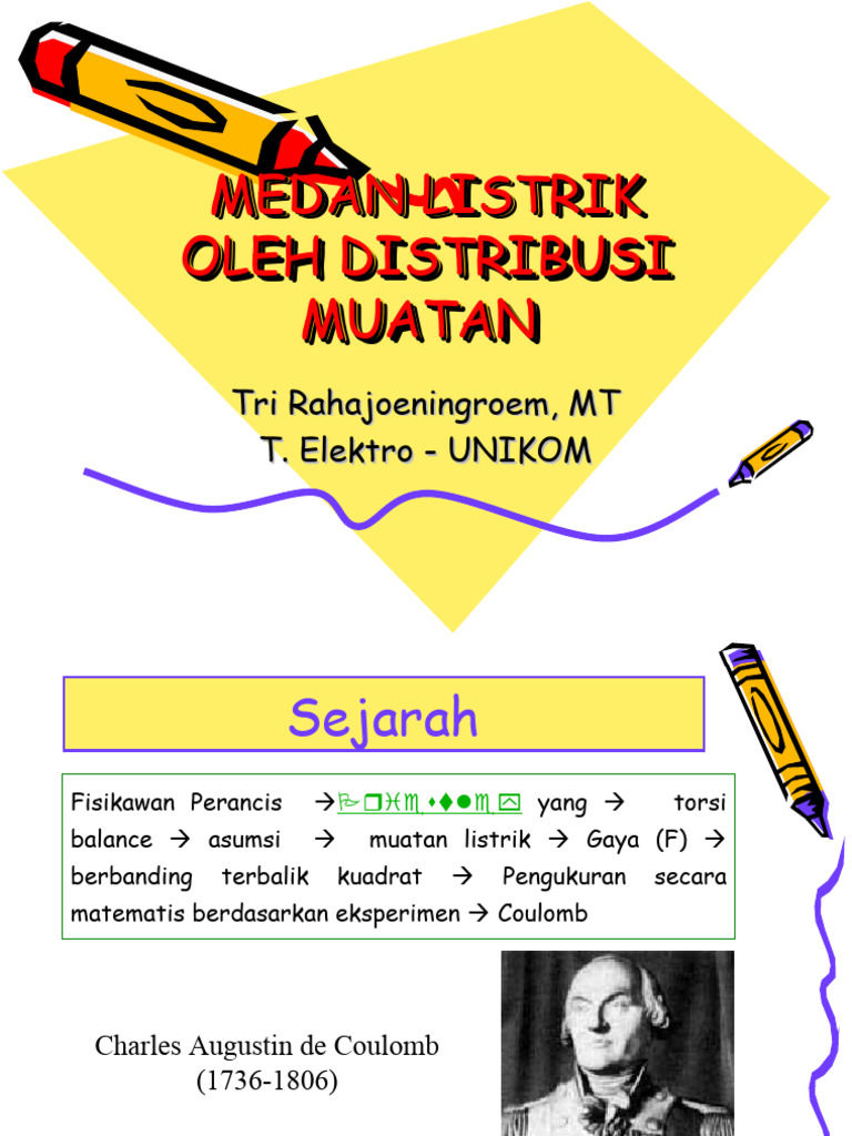 Medan Listrik dan Distribusi Muatan | PDF
