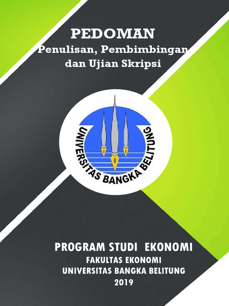 Pedoman Penulisan SKRIPSI Program Studi Ekonomi. | PDF | Bisnis