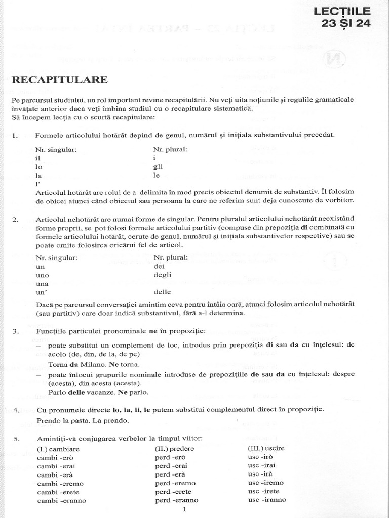 Lectia 23 | PDF