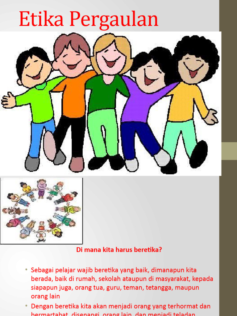 Etika Pergaulan untuk Pelajar | PDF