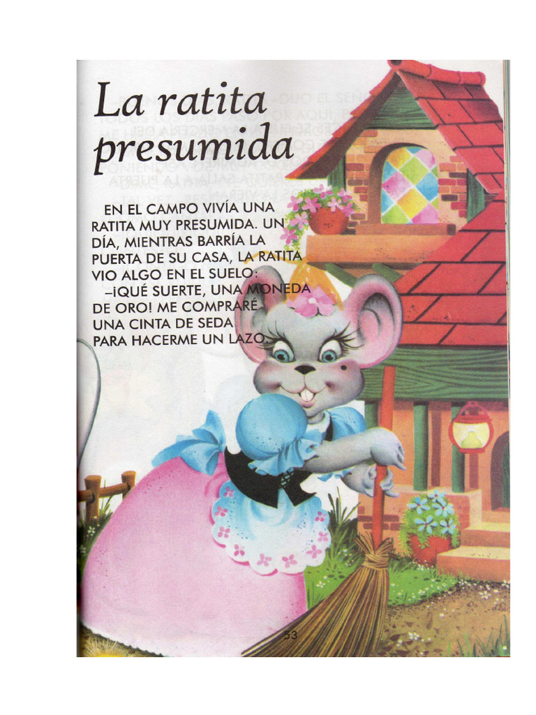 La Ratita Presumida Cuento | PDF