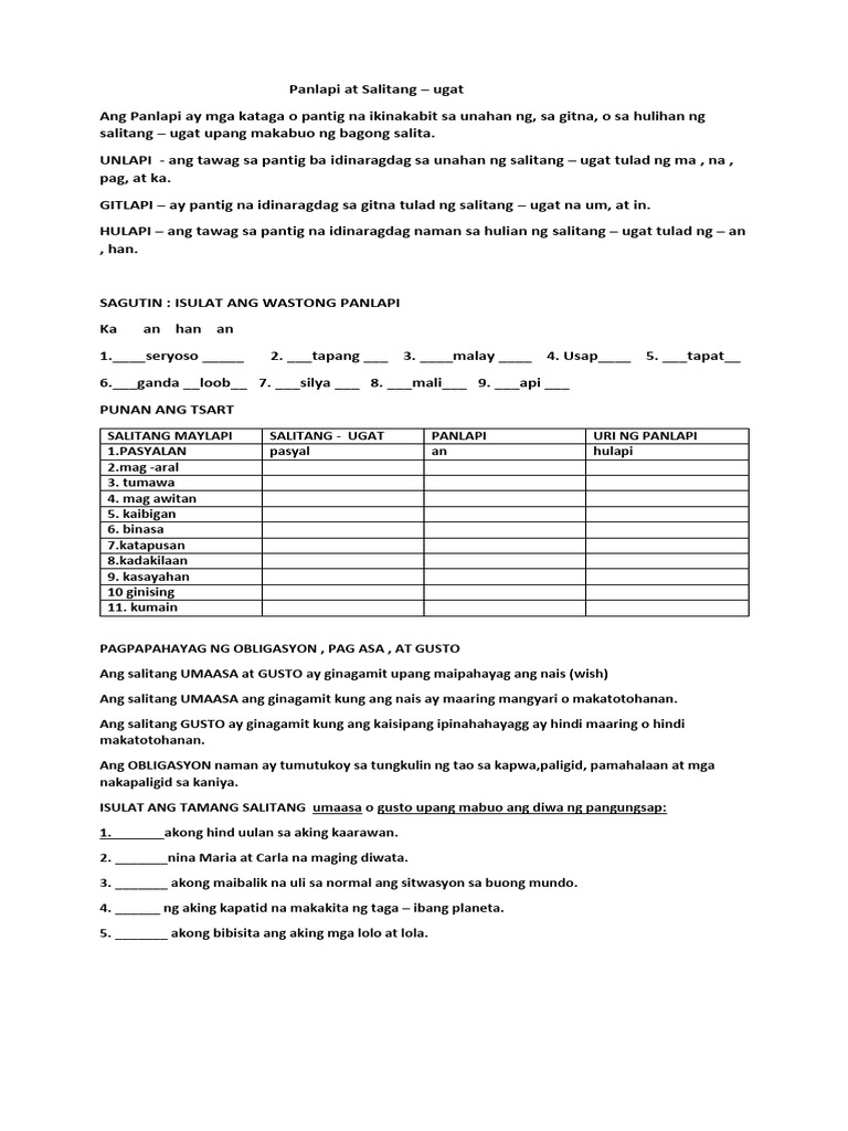 M T B Work Sheet | PDF