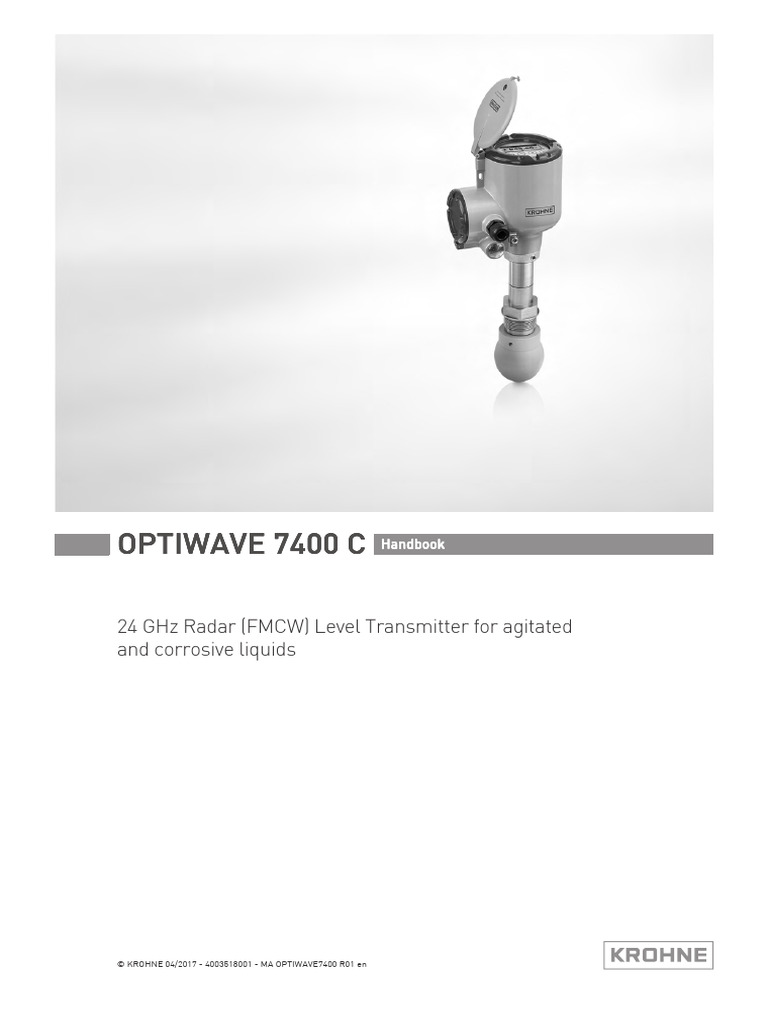 OPTIWAVE 7400 Manual | PDF | Electromagnetic Interference | Radio
