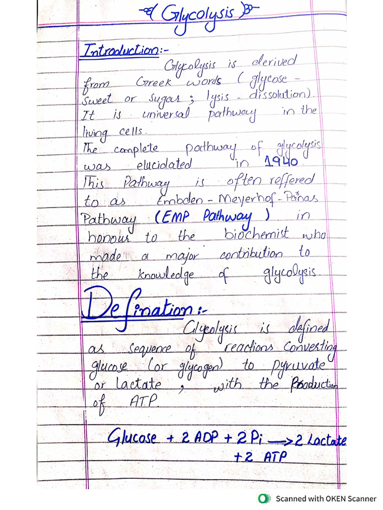 Glycolysis by Uzma Batool | PDF