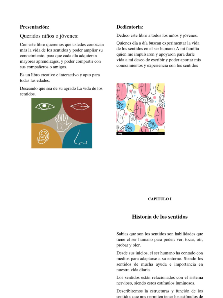 Los 5 Sentidos Impimirrrrrrrrrrrrrrrr5 | PDF | Percepción visual | Gusto