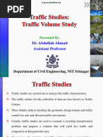 Traffic Volume Count Survey Guide | PDF | Traffic | Road Transport