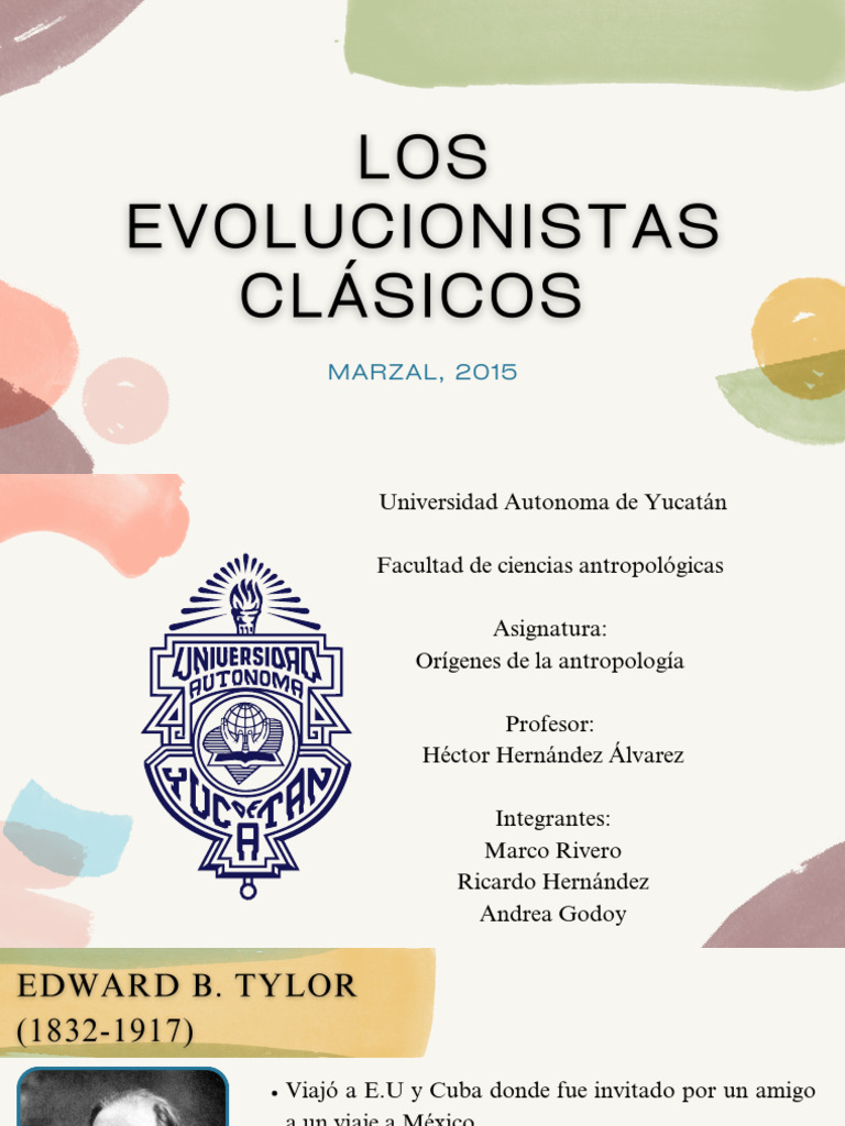 Los Evolucionistas Clásicos | PDF | Antropología