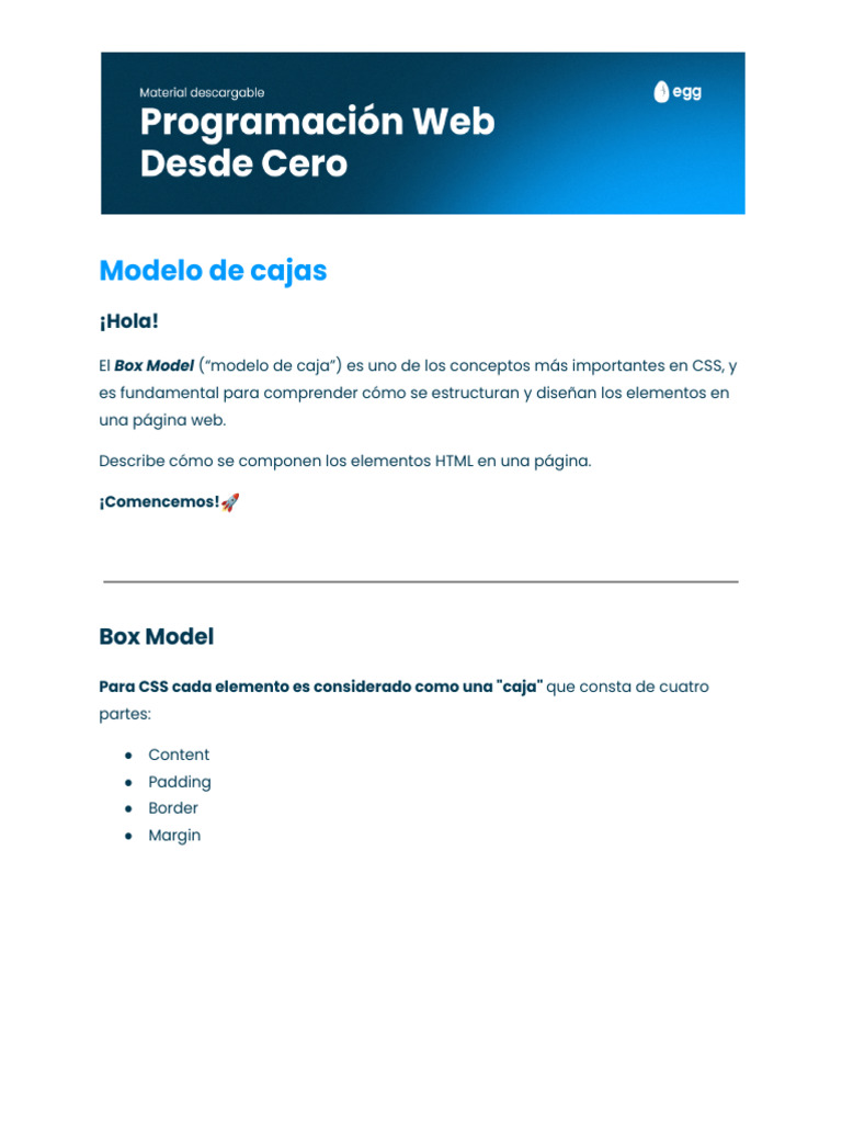 03 - Modelo de Cajas y Elementos en Bloque y en Linea | PDF | HTML | Hipervínculo