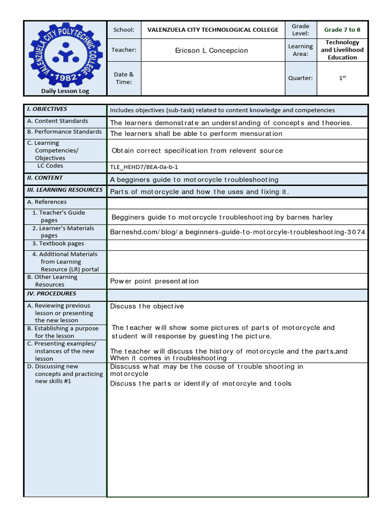 Sample DLL | PDF | Learning | Teachers