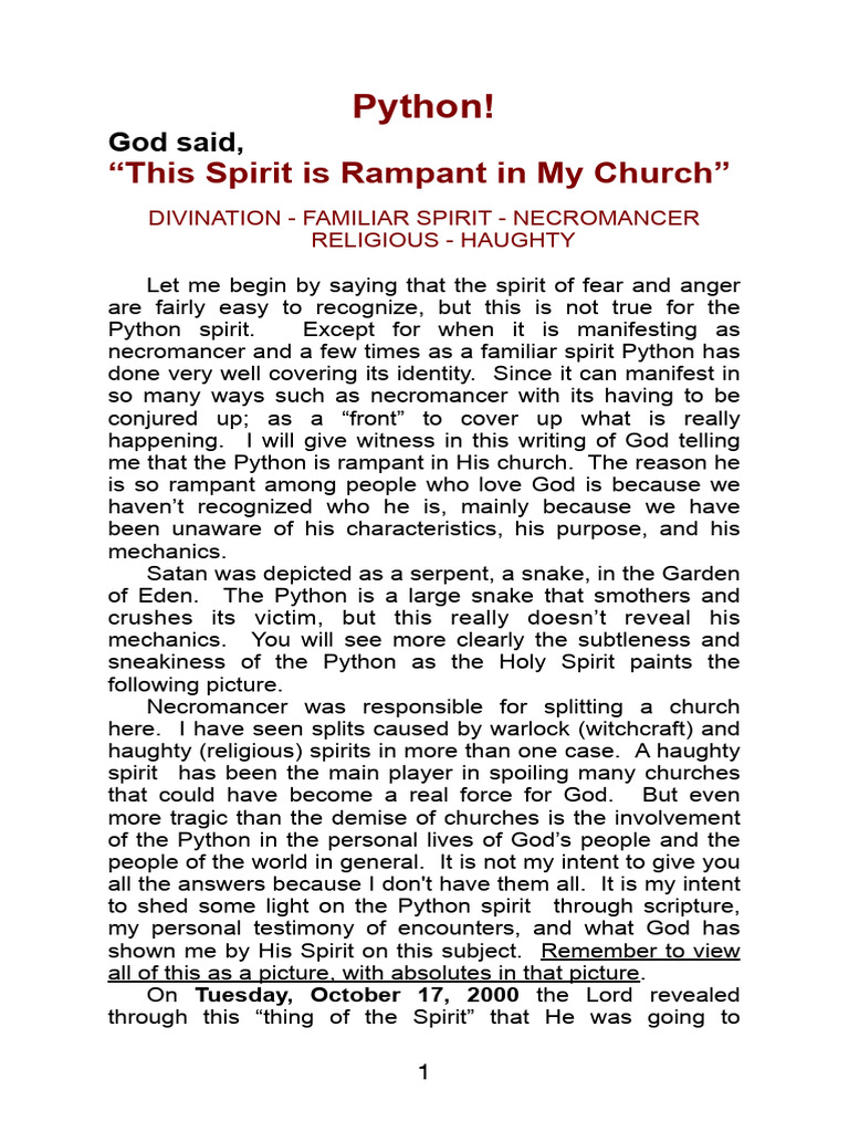 Python 5th Book | PDF | Revelation | Jesus