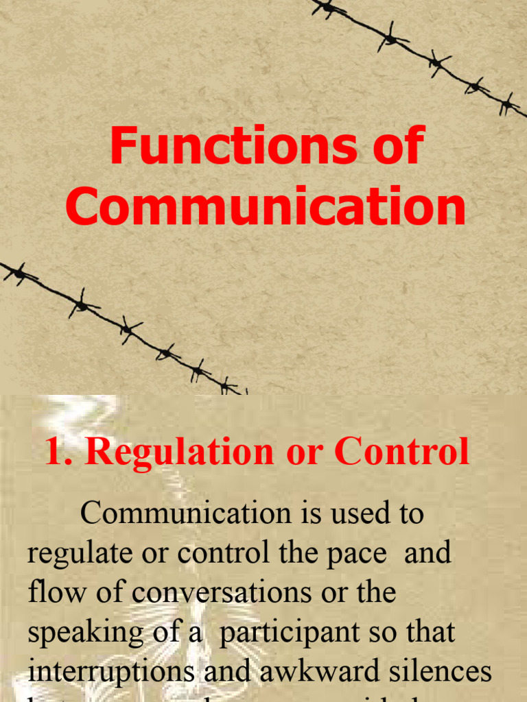 Oral Com - Functions of Communication | PDF | Emotions | Communication
