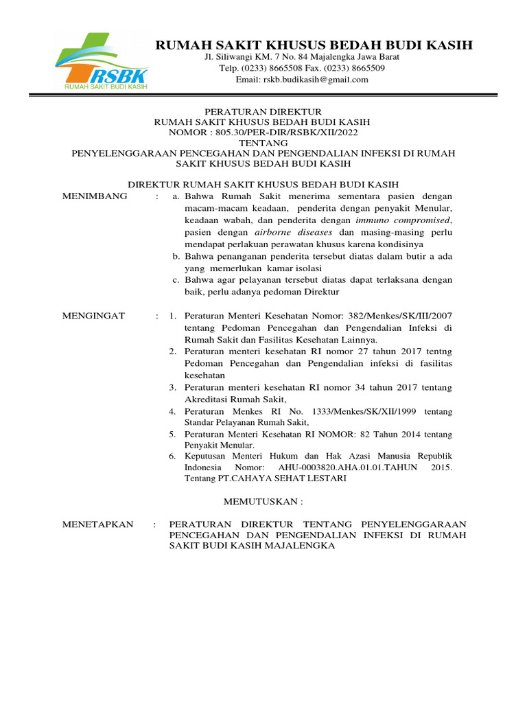 1A A Penyelenggaraan PPI RS | PDF