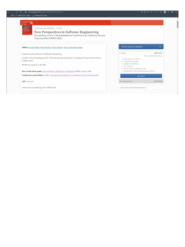 Proceedings C Imps 2022 | PDF