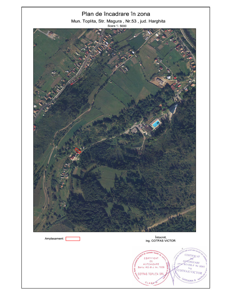 PLan Incadrare in Zona | PDF