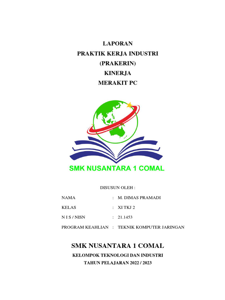 Laporan Prakerin SMK Nusantara 1 Comal | PDF