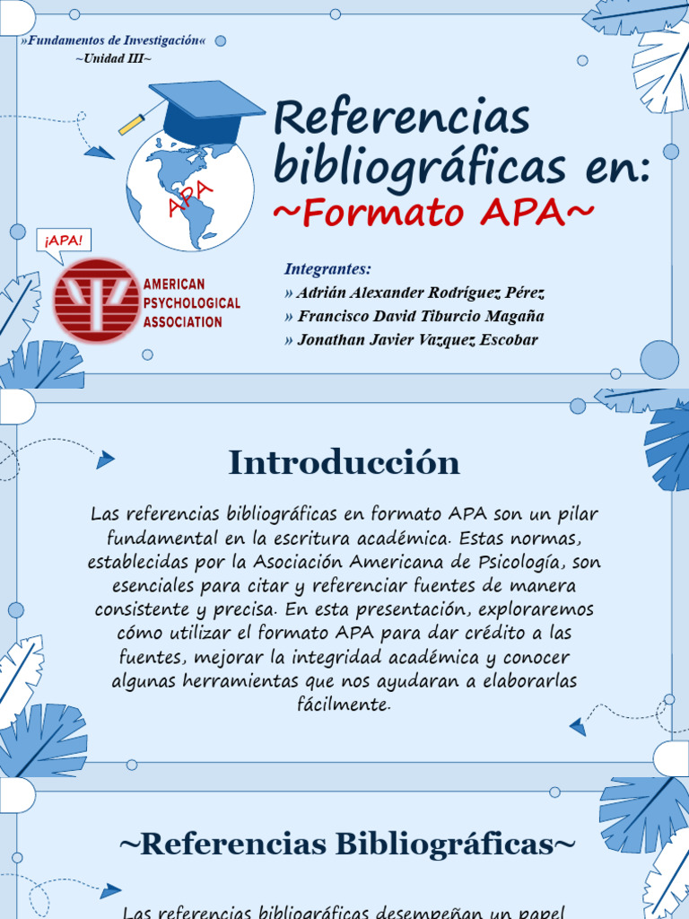 Referencias Bibliográficas en Formato Apa | PDF | Estilo apa | Citación