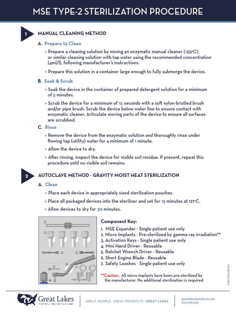 MSE_Type-2SterlizationProcedure | PDF | Sterilization (Microbiology ...