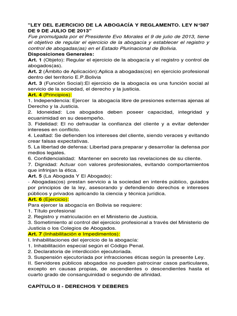 Ley 387 version resumida | PDF | Judicaturas | Apelación