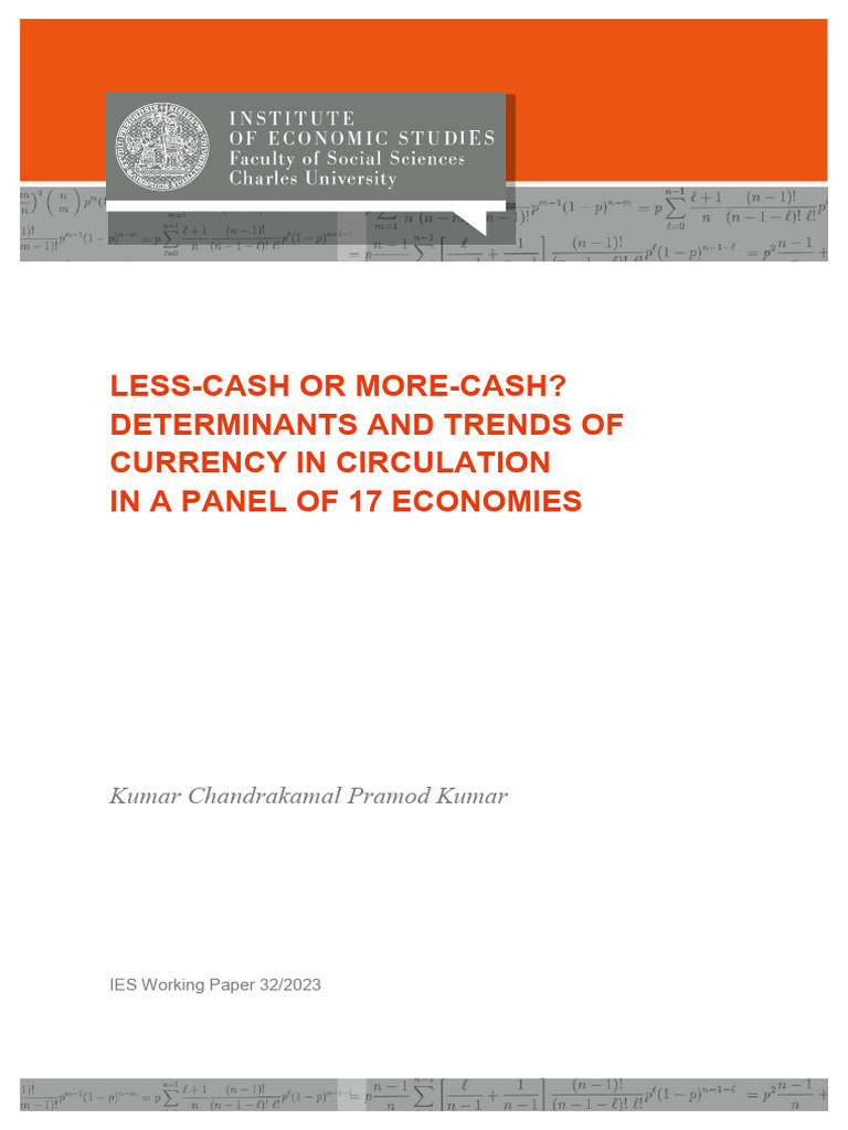 Currency in Circulation 1699096681 | PDF | Cash | Demand For Money