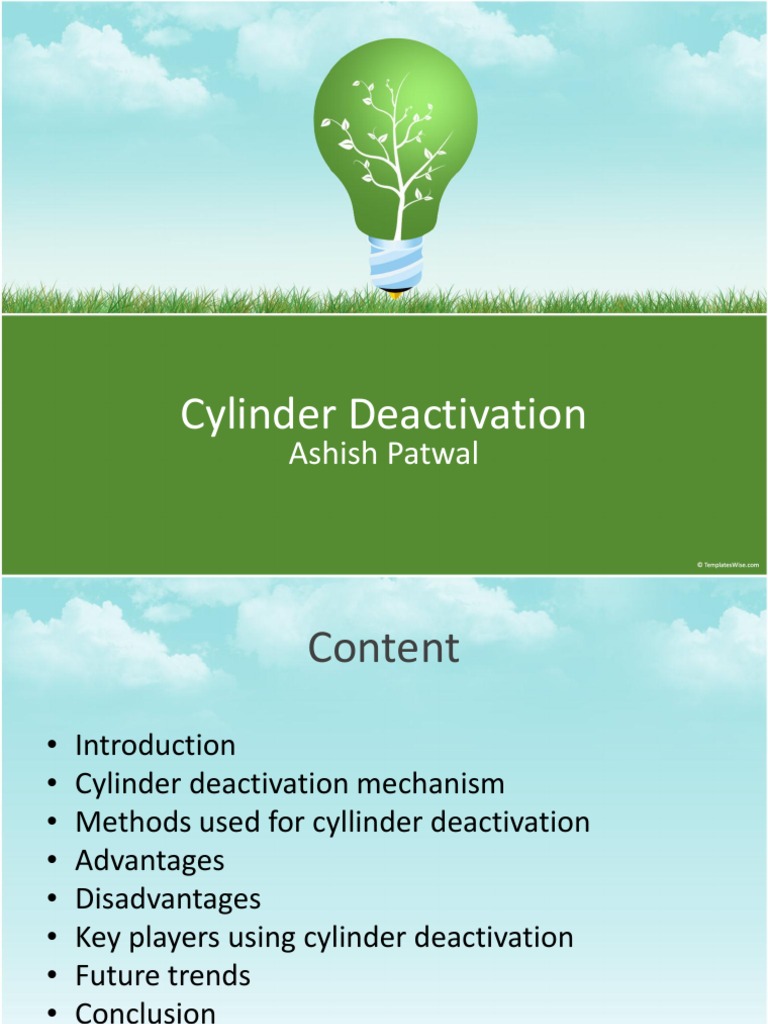 Cylinder Deactivation Technology Overview | PDF | Engines | Propulsion