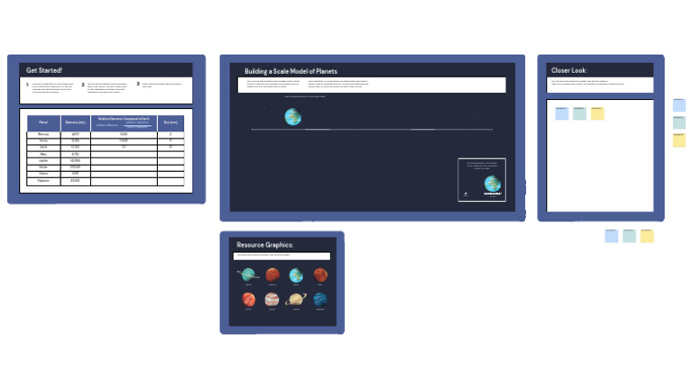 Build A Scale Model of The Planets Whiteboard | PDF | Planets | Solar ...