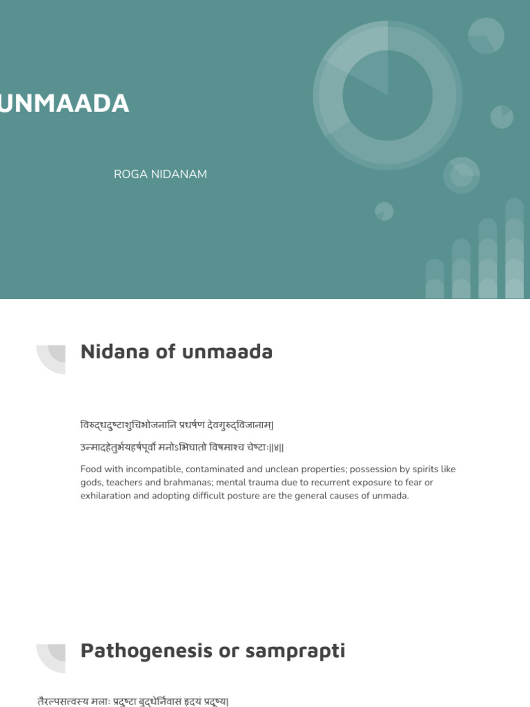 Understanding Unmada in Ayurveda | PDF