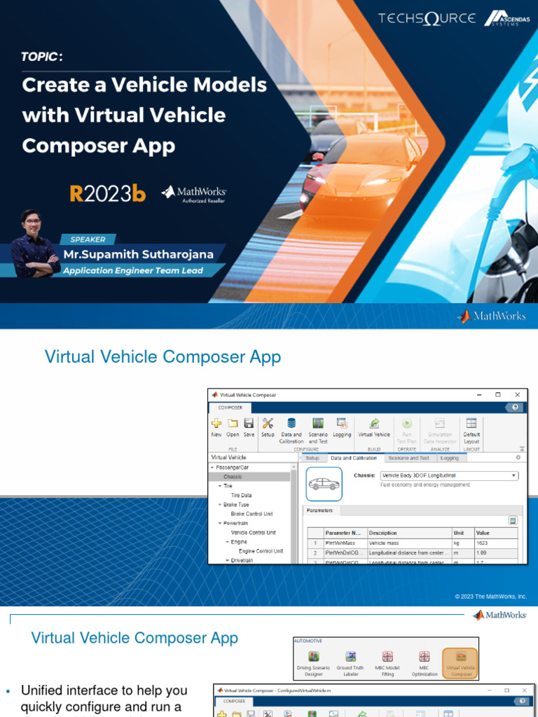 Virtual Vehicle Composer Overview | PDF | Simulation | Application Software