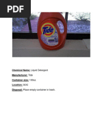 Tide Pods Safety Data Sheet Overview | PDF | Personal Protective ...