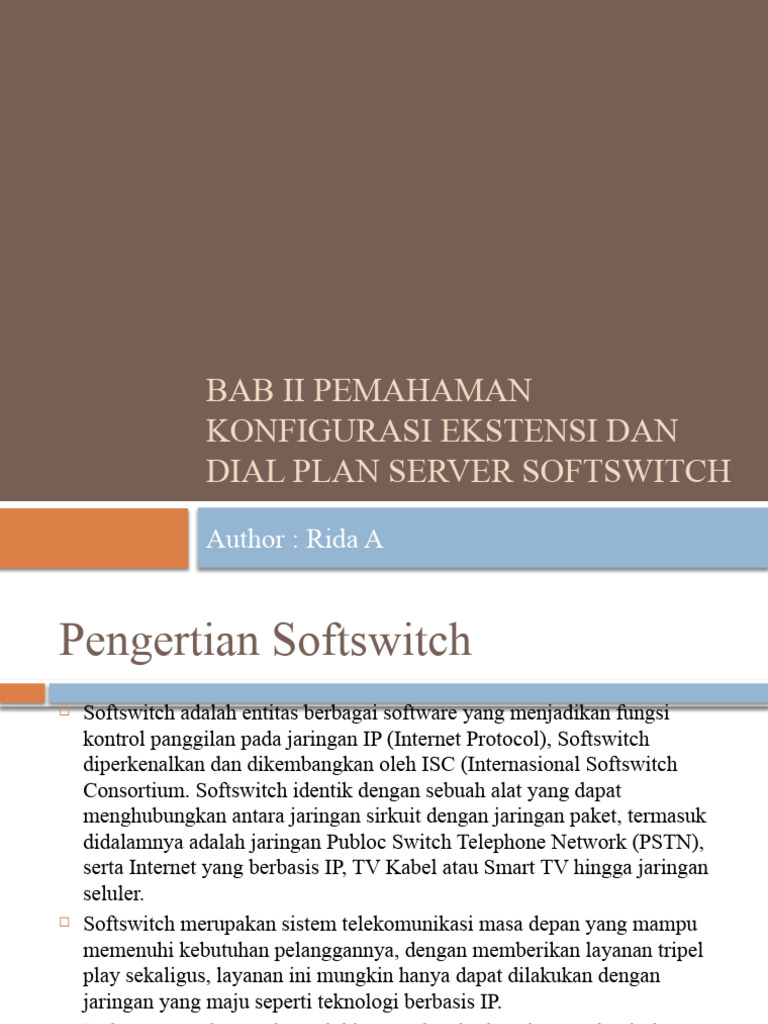 Konfigurasi Softswitch dan IP PBX | PDF