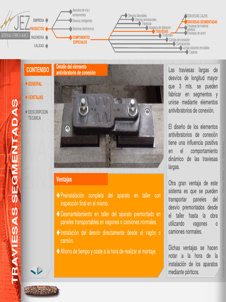 JEZ - Traviesas Segmentadas | PDF | Materiales | Transporte sostenible