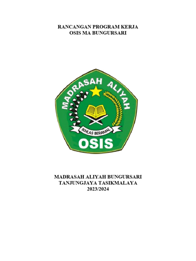 Program Kerja Osis 2023-2024 | PDF