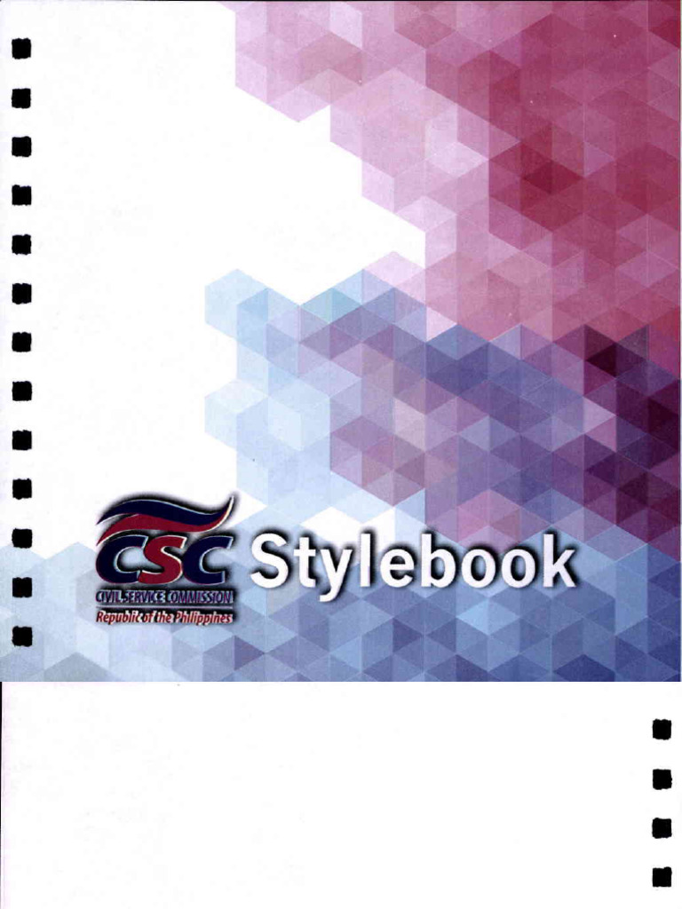 CSC Stylebook 2019 | PDF | Verb | Linguistics