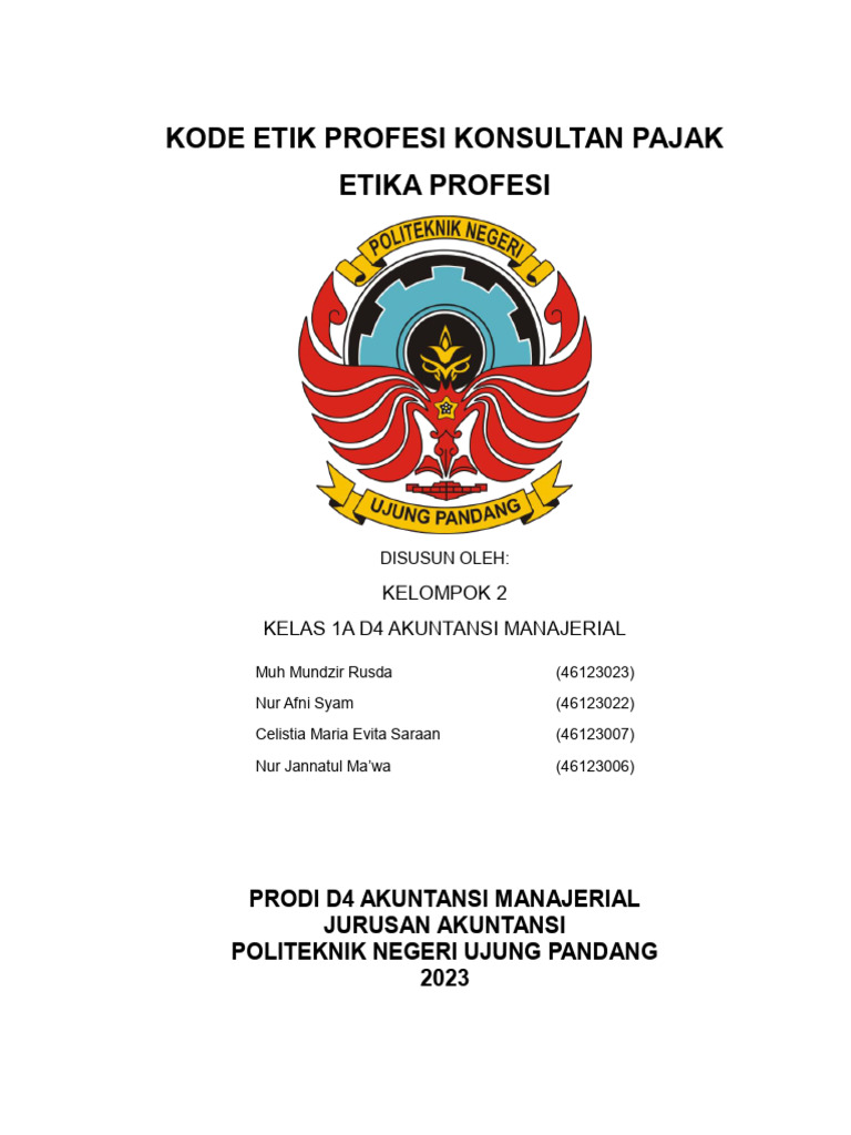 Makalah Etika Profesi KLP 2 | PDF