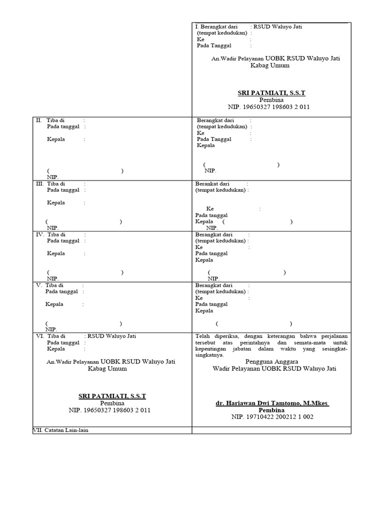 SPPD TTD Bu Sri | PDF