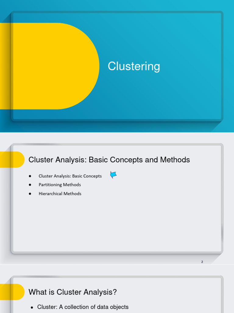 Clustering | PDF | Cluster Analysis | Spatial Analysis Clustering | PDF | Cluster Analysis | Spatial Analysis