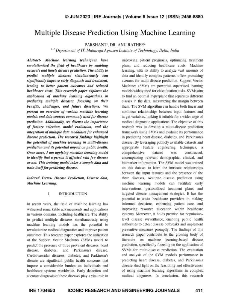 1704650 | PDF | Machine Learning | Support Vector Machine