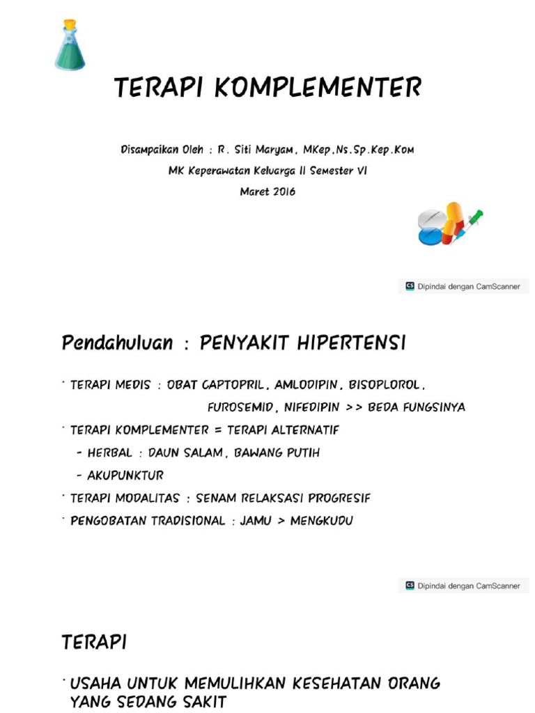 Terapi Komplementer | PDF