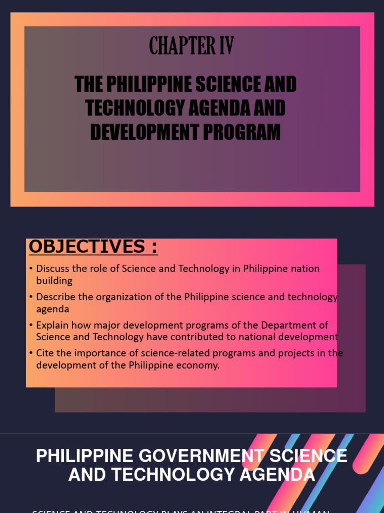 The-Philippine-Science-and-Technology-Agenda-and-Devt-program | PDF ...