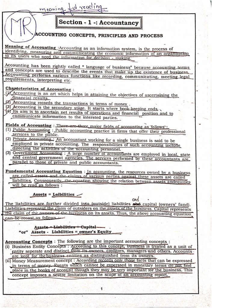 Bhu M. Com Notes | PDF Bhu M. Com Notes | PDF