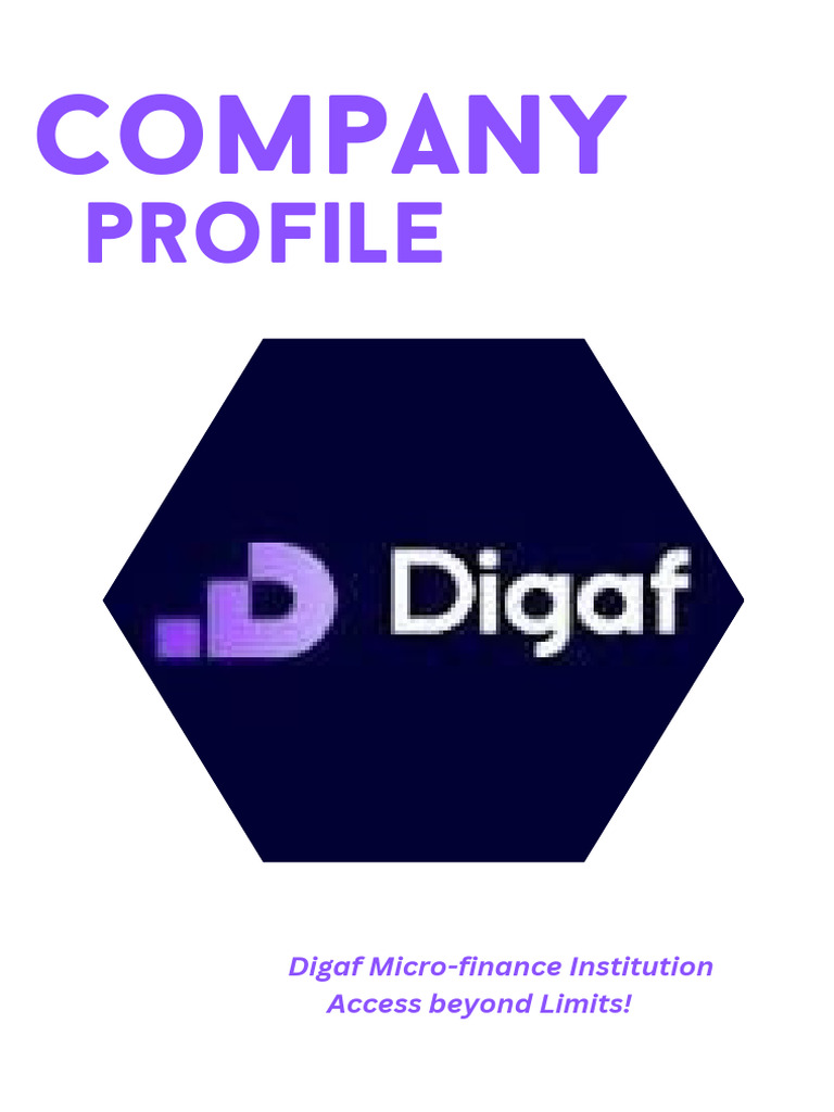 Digaf Mfi Profile | PDF | Microfinance | Loans