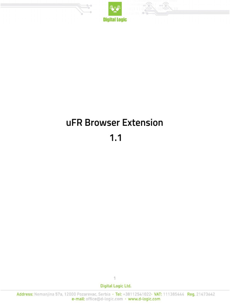 NFC Reader Browser Extension | PDF | World Wide Web | Internet & Web
