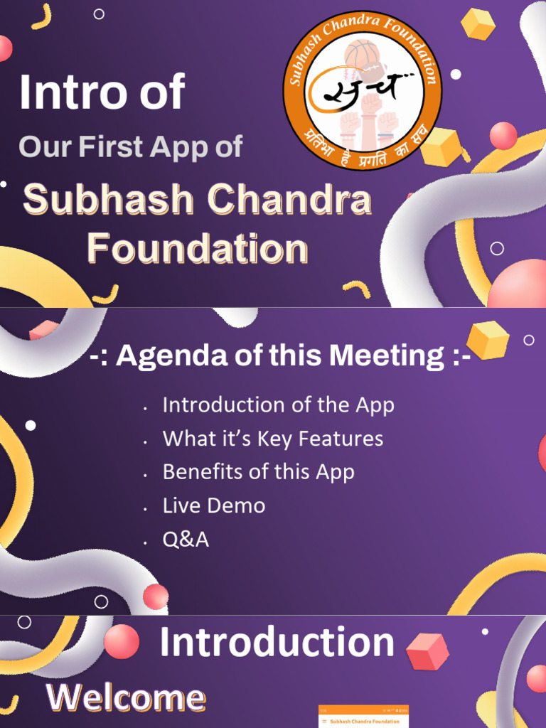 SCF App Presentation | PDF | Information Technology | Software