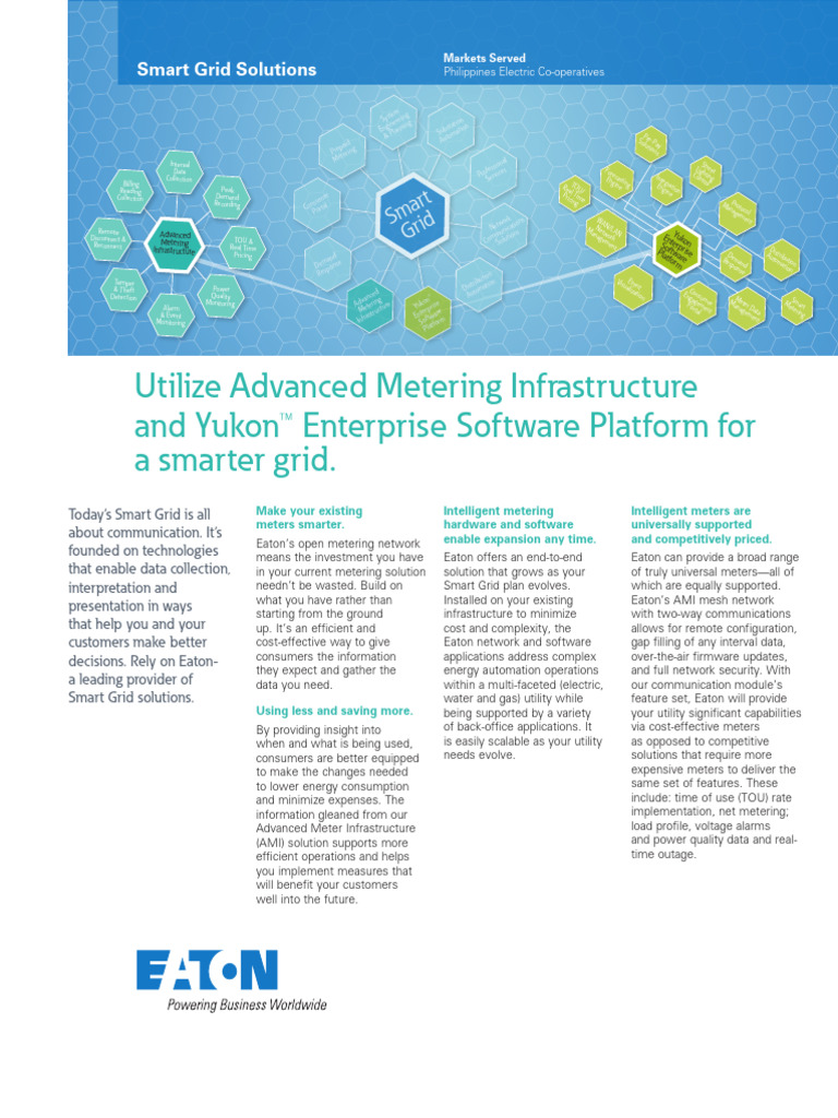 EATON AMI Solutions | PDF | Smart Grid | Electrical Grid