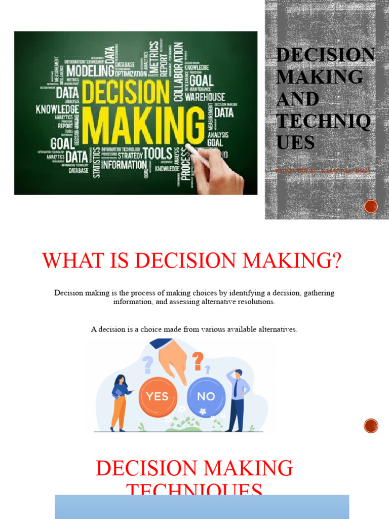 DECISION MAKING | PDF