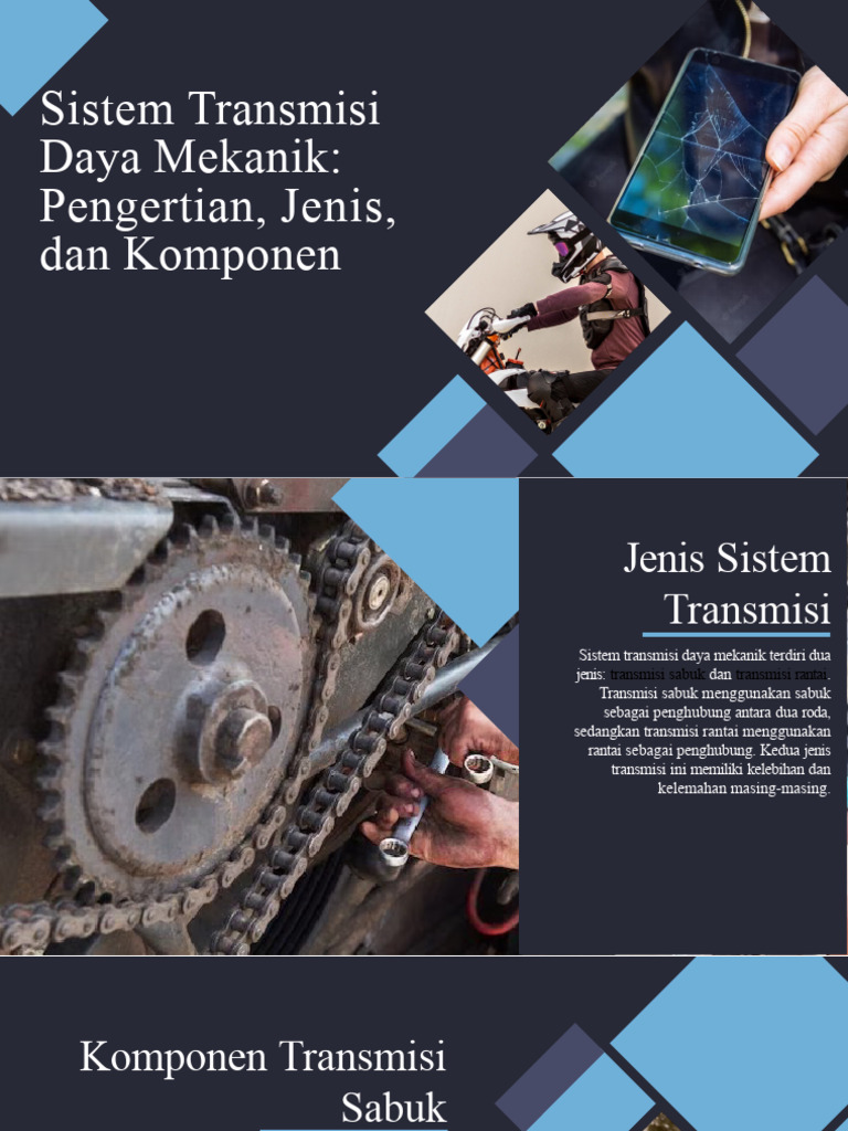 Transmisi Sabuk vs Rantai: Kelebihan & Komponen | PDF | Teknologi ...